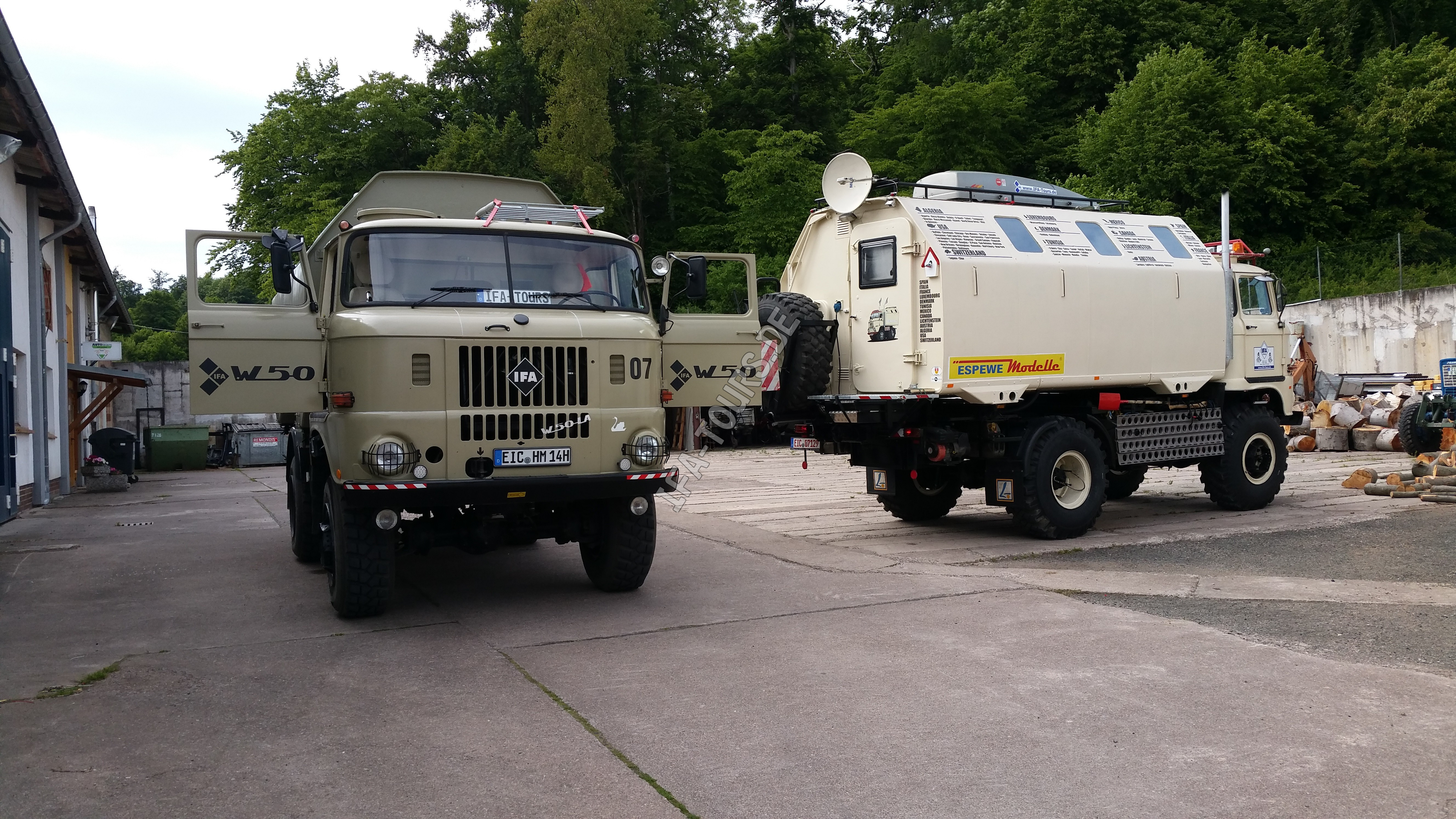 IFA LKW W50 LA/A/C "Expedition" 4x4 im Jahr 2015 - IFA-Tours