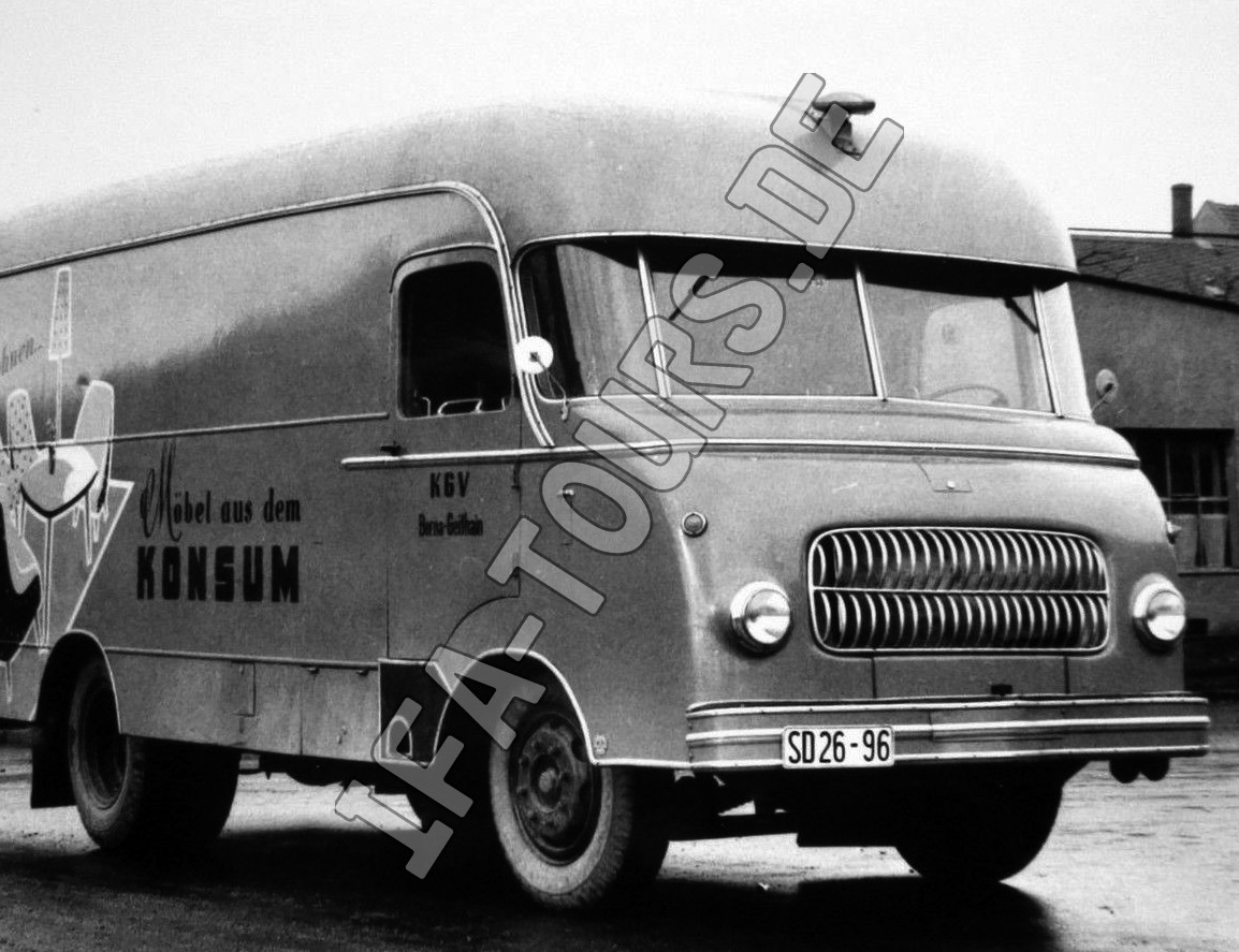 IFA LKW H3A Kofferfahrzeug - IFA-Tours