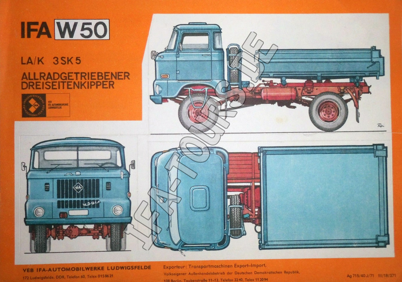 IFA LKW W50 Prospekt - IFA-Tours
